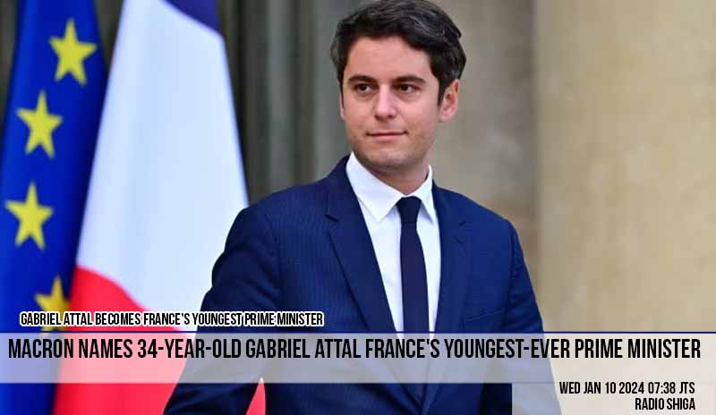 Macron nomeia Gabriel Attal, de 34 anos, como o primeiro-ministro mais ... Macron nomeia Gabriel Attal, de 34 anos, como o primeiro-ministro mais ...