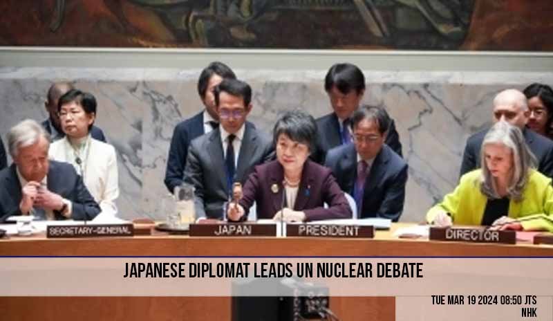 Diplomata japonesa lidera debate nuclear na ONU - Radio Shiga