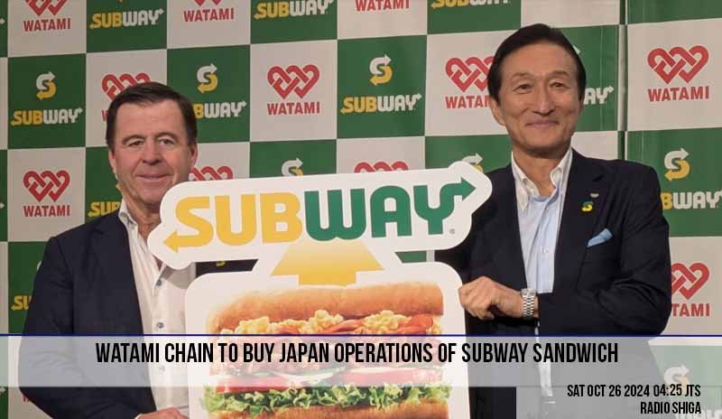 Watami adquire Subway Japão e planeja expansão massiva. - Radio Shiga
