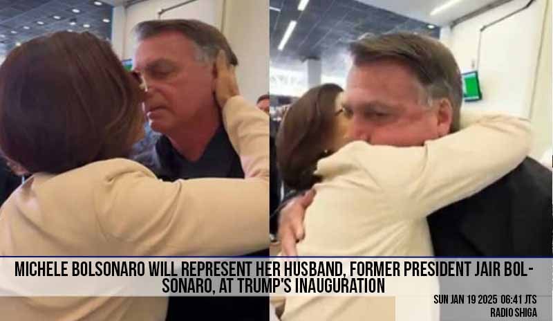 Michele Bolsonaro estará na posse de Trump nos EUA - Radio Shiga
